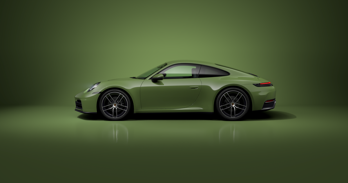 The Porsche 911 in Olivegreen | Porsche Paint to Sample