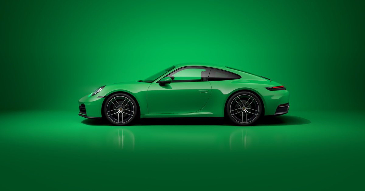 The Porsche 911 in Green | Porsche Paint to Sample