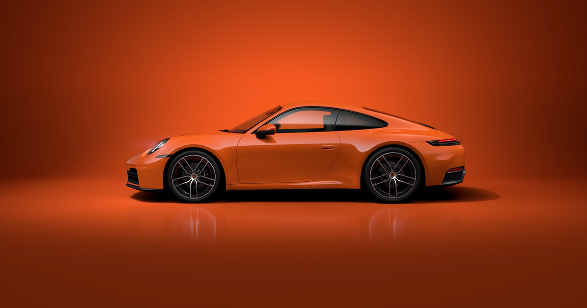 The Porsche 911 in Gulforange | Porsche Paint to Sample