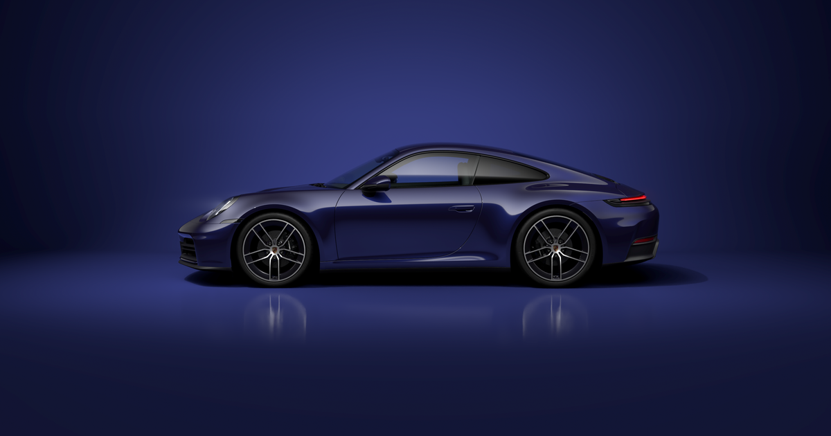 The Porsche 911 in Irisbluemetallic | Porsche Paint to Sample