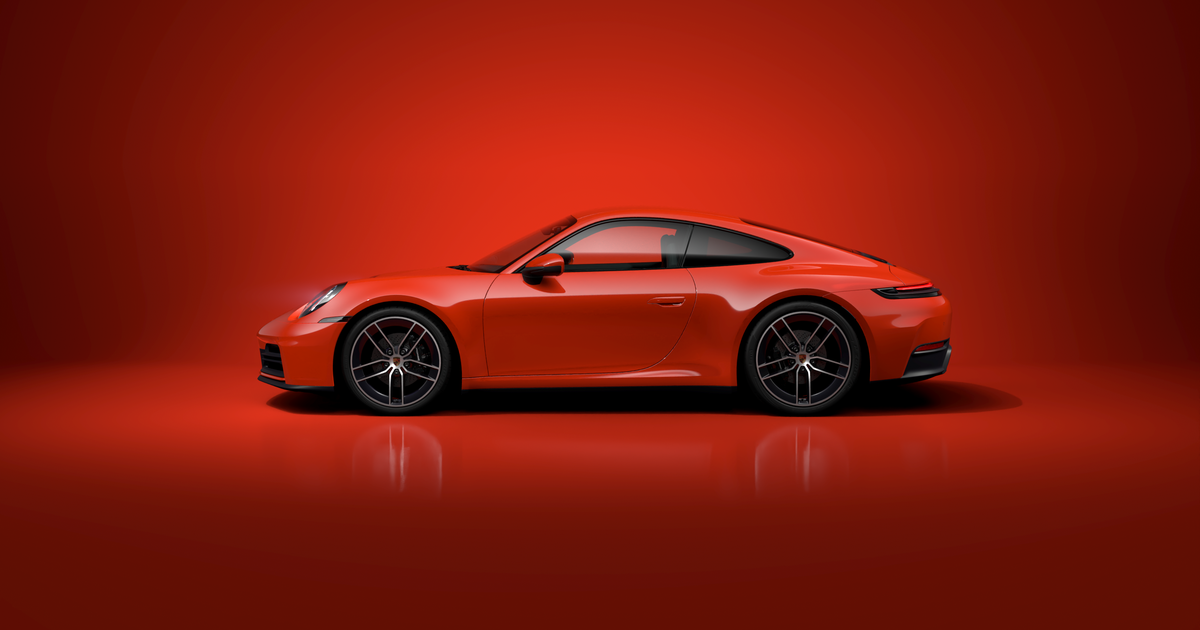 The Porsche 911 in Lavaorange | Porsche Paint to Sample