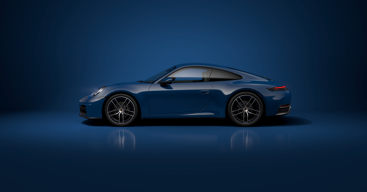 The Porsche 911 in Manausblue | Porsche Paint to Sample