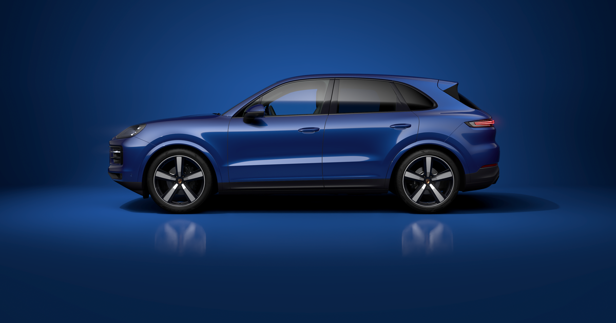 The Porsche Cayenne in Sepangbluemetallic | Porsche Paint to Sample