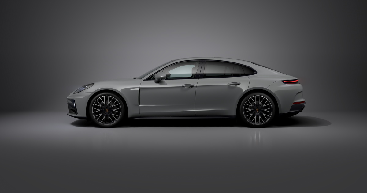 The Porsche Panamera in Nardogrey | Porsche Paint to Sample